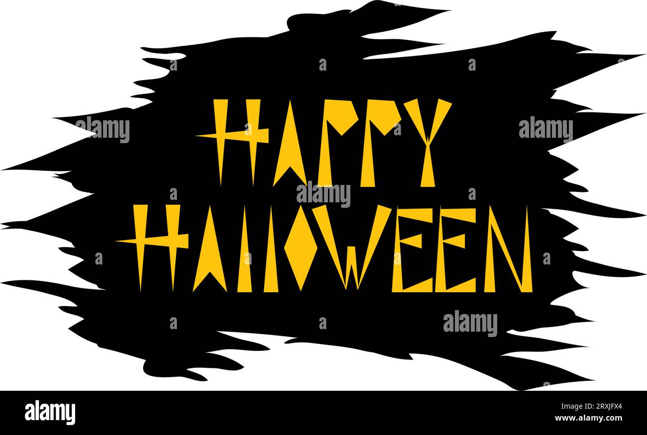 halloween lettering calligraphy Stock Vector Image & Art - Alamy