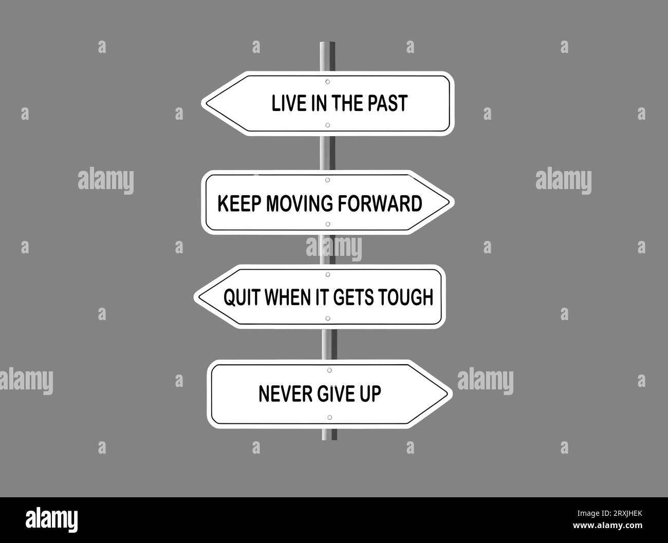 Never give up, keep moving forward, and their opposites. Motivational ...
