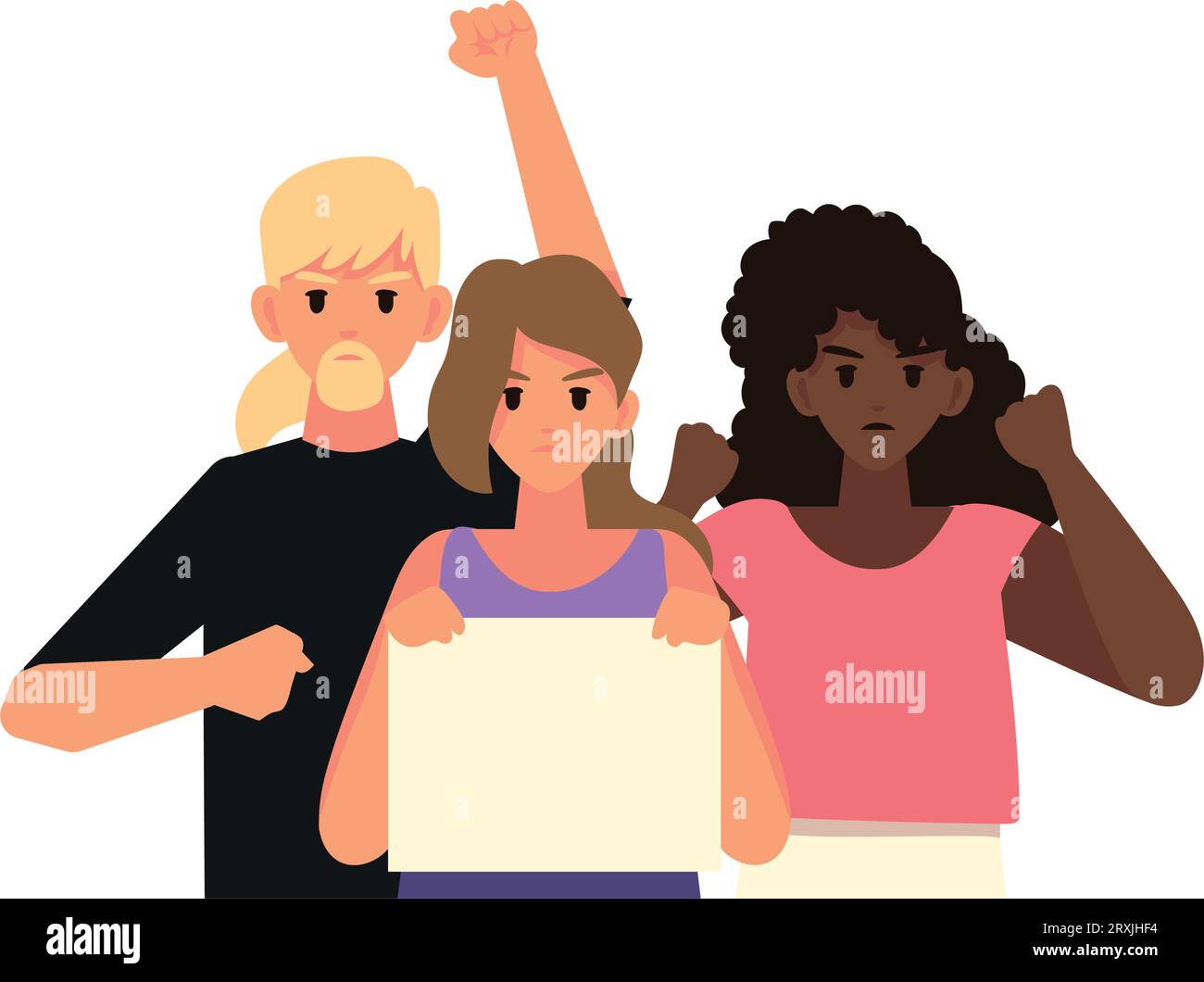 Female activism activist activists Stock Vector Images - Alamy