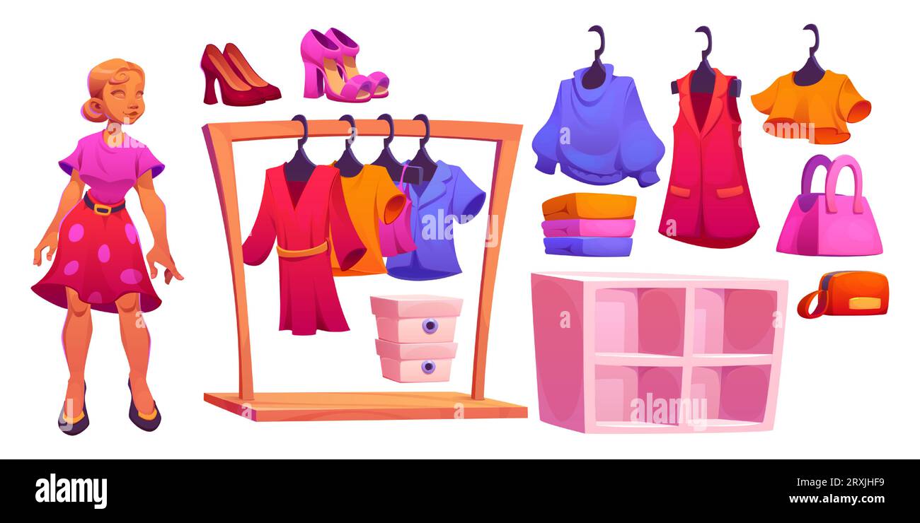 Retail store interior display Cut Out Stock Images & Pictures - Alamy