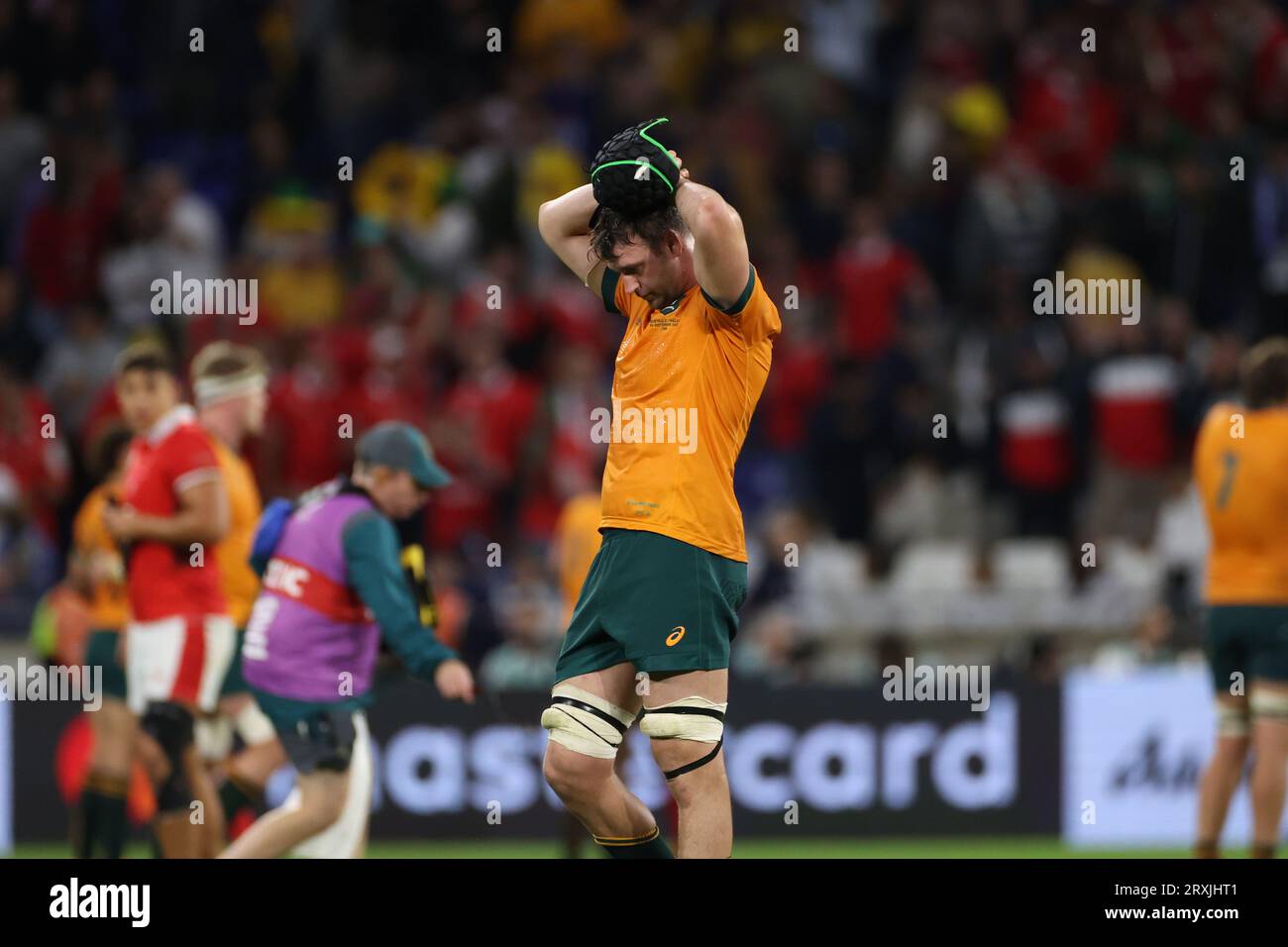 Lyon, France, Sunday. 24th Sep, 2023. Australia's Nick Frost during the ...