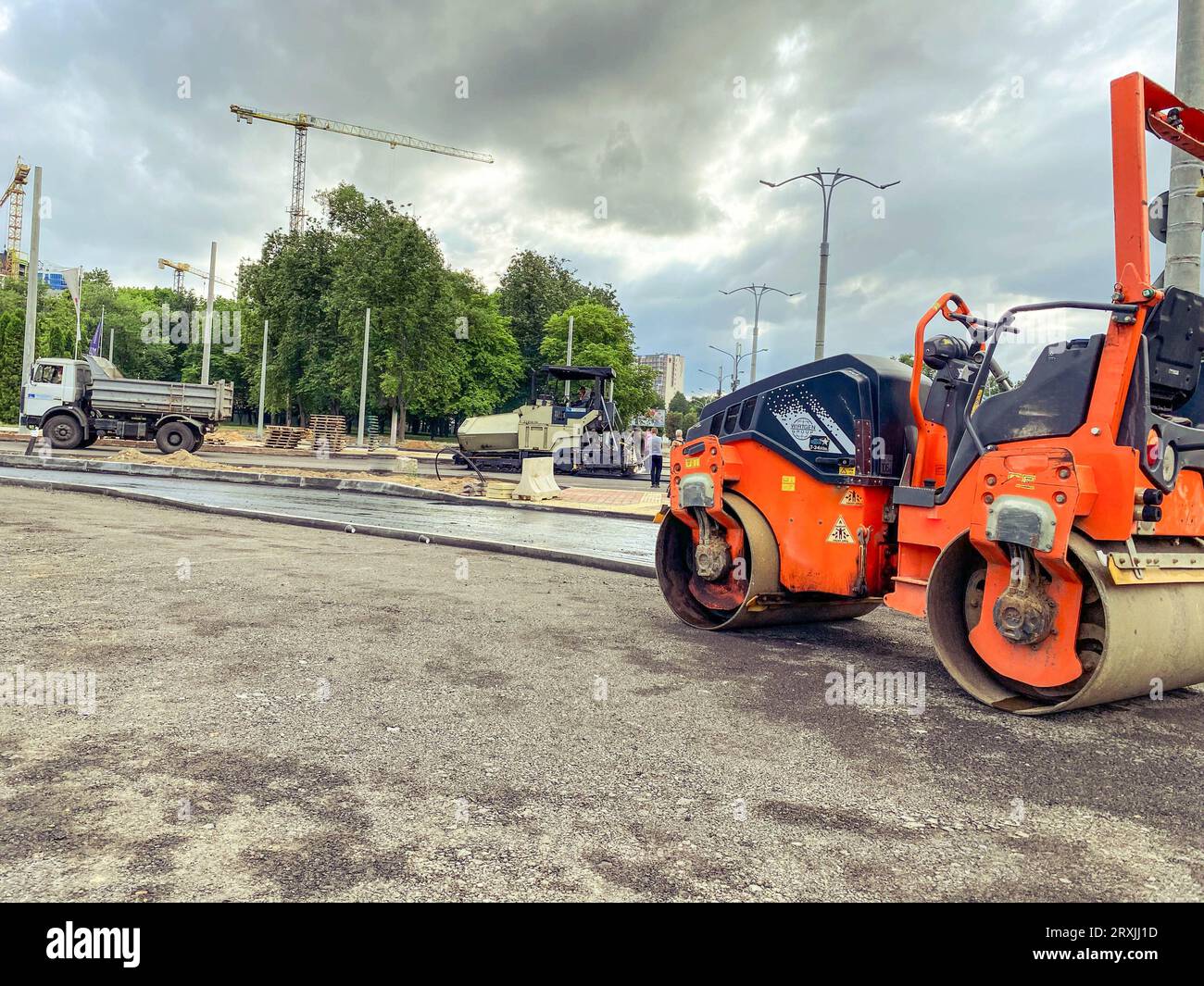 construction of new buildings and structures, high houses for people's ...