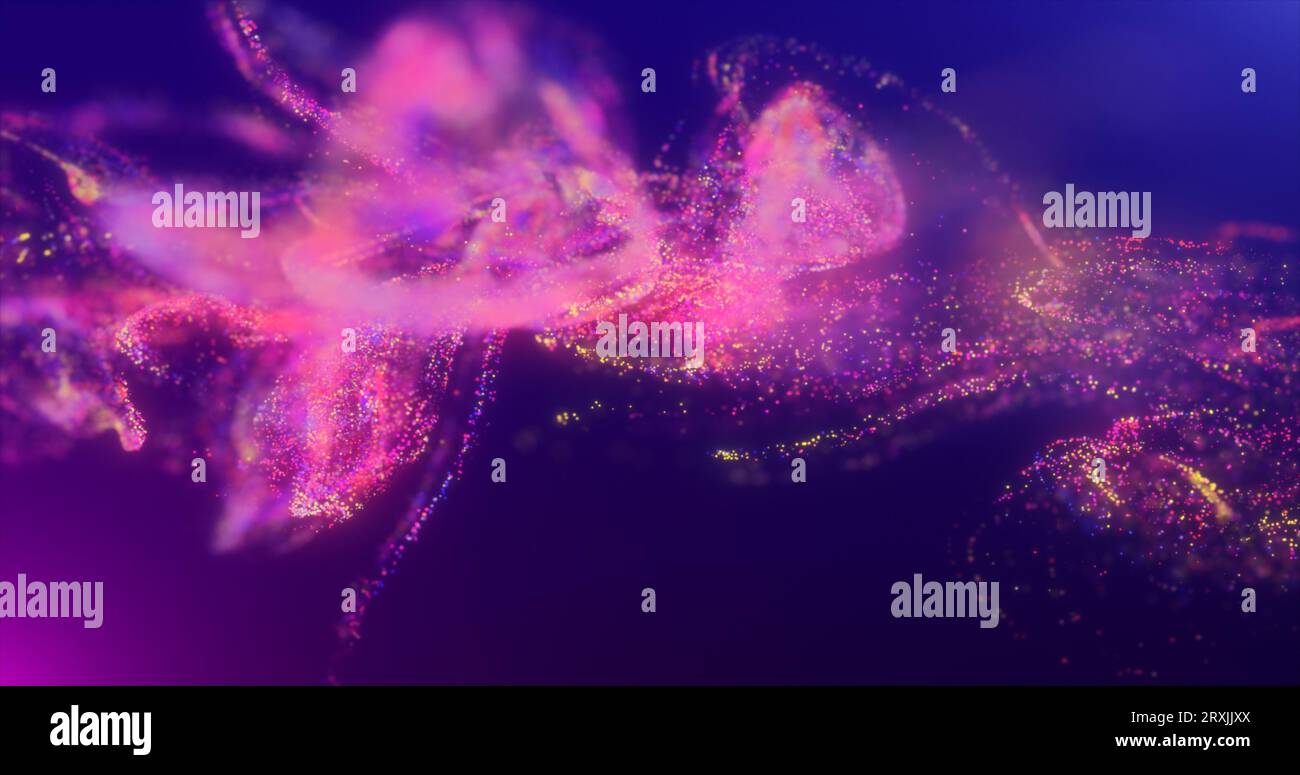 Shiny animated digital liquid flowing hi-res stock photography and ...