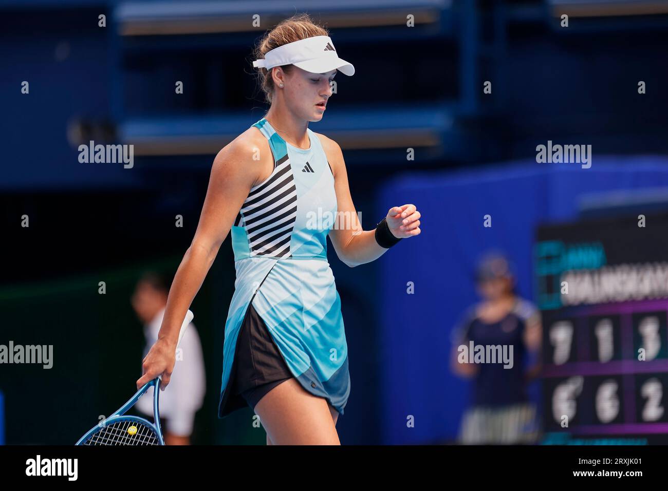 Tokyo, Japan. 26th Sep, 2023. Anna KALINSKAYA (RUS) in action against ...