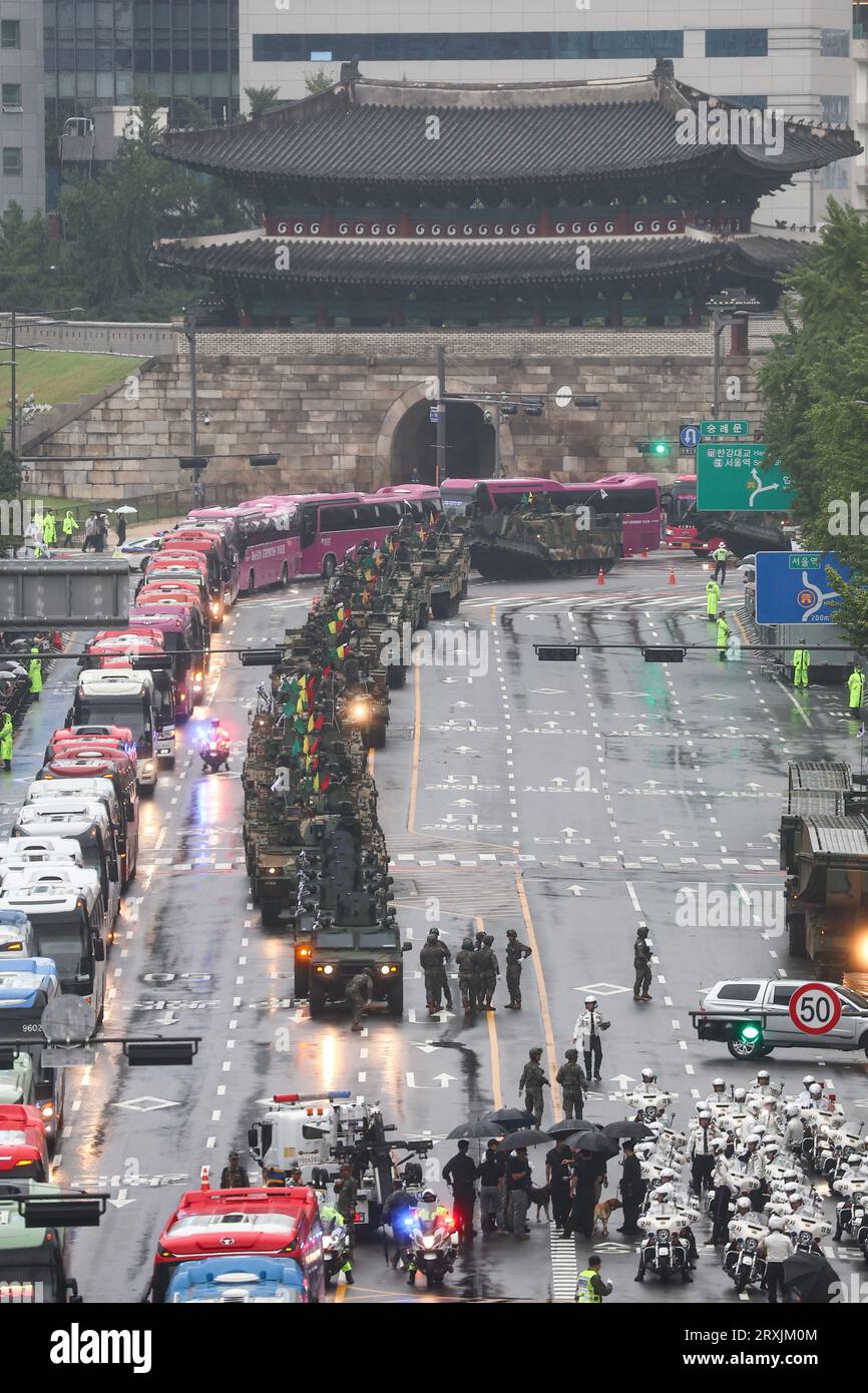 26th Sep, 2023. S. Korea marks Armed Forces Day A military parade is ...