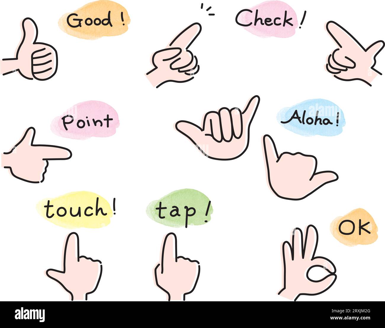 Handwritten index Stock Vector Images - Alamy