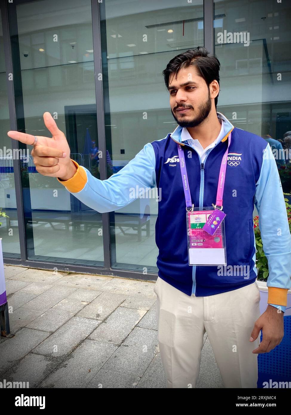 Hangzhou, China. 26th Sep, 2023. Divyansh Singh Panwar is an Indian ...