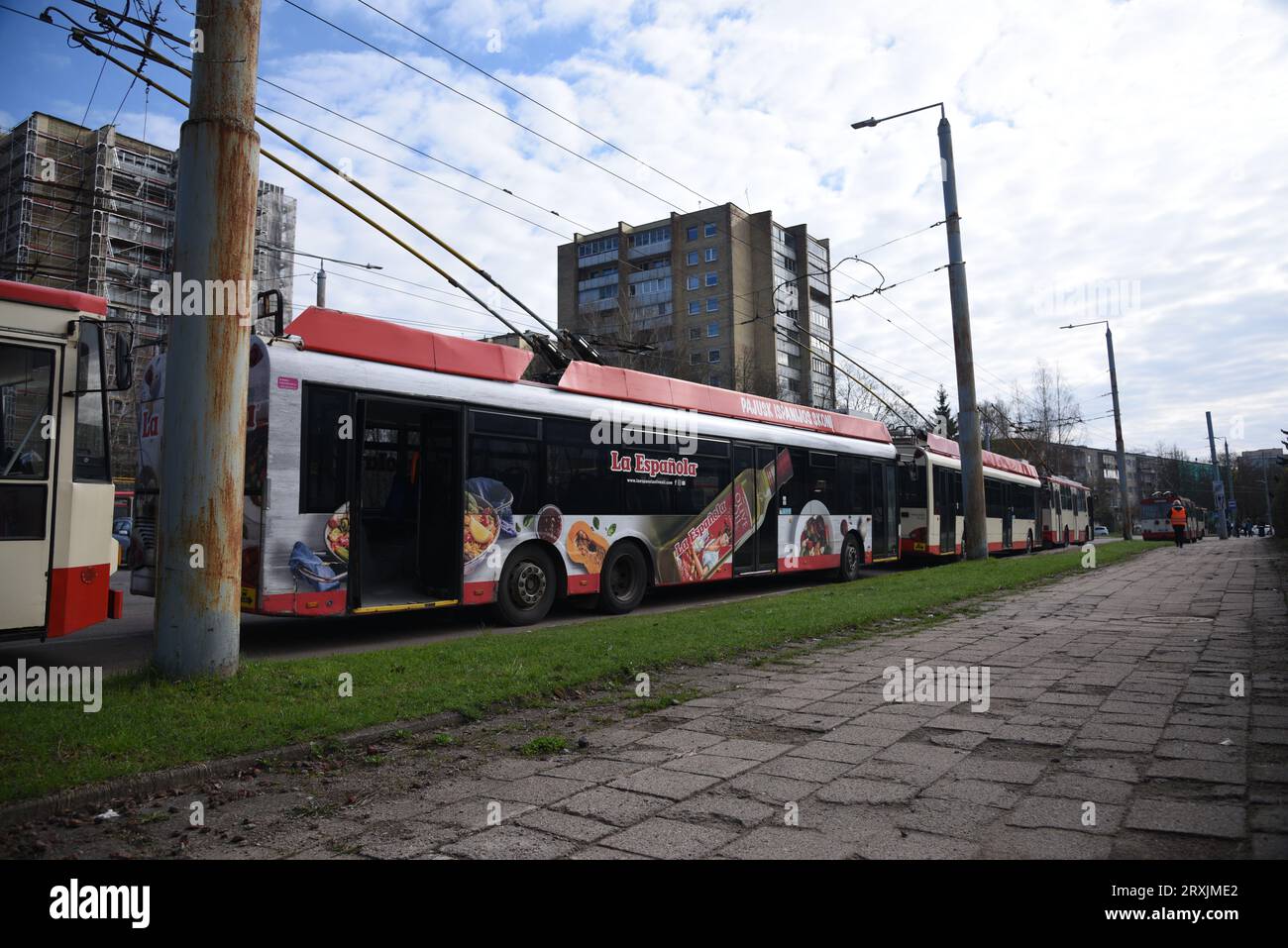 Solaris Trollino trolleybus Stock Photo - Alamy