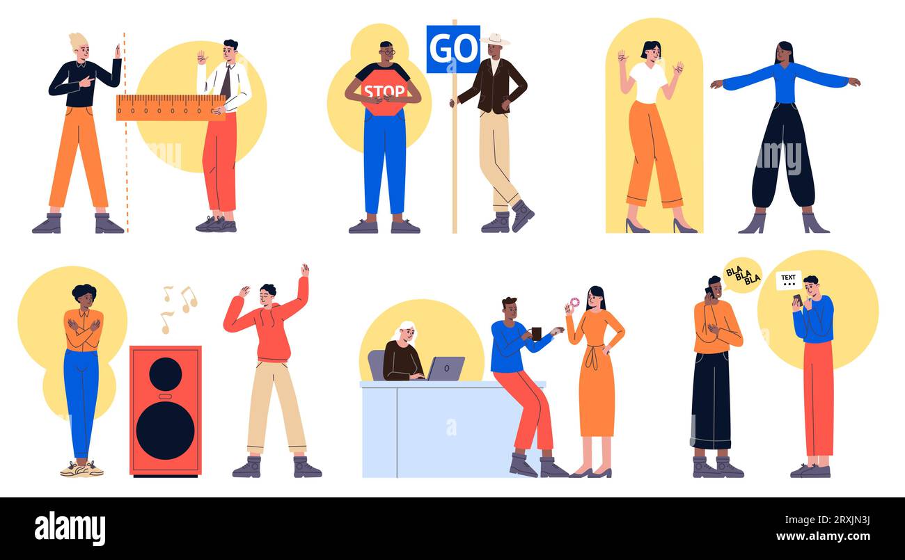 Introverted and extraverted persons. Psychology mindset. Mental ...