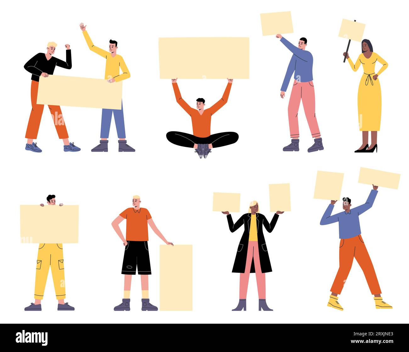 Demonstration for peace Cut Out Stock Images & Pictures - Alamy