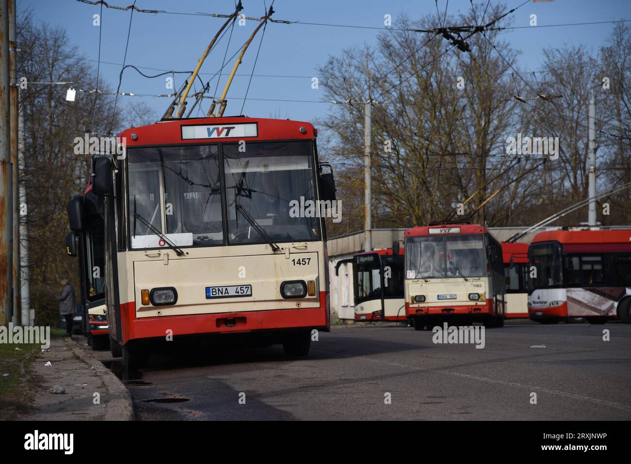 Skoda 14Tr trolleybus Stock Photo - Alamy