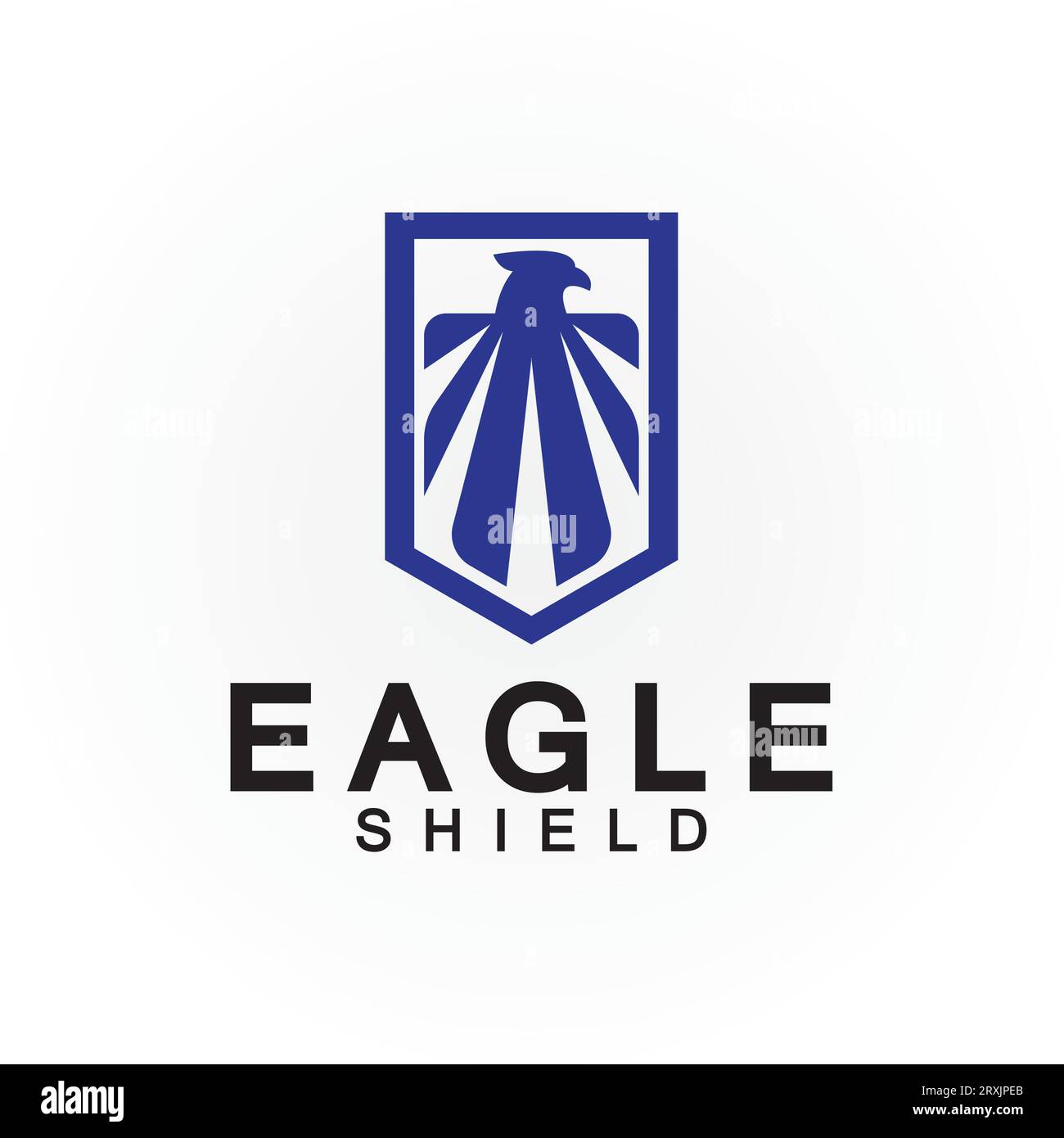 Eagle shield logo design, hawk head vector emblem logo element, bird ...