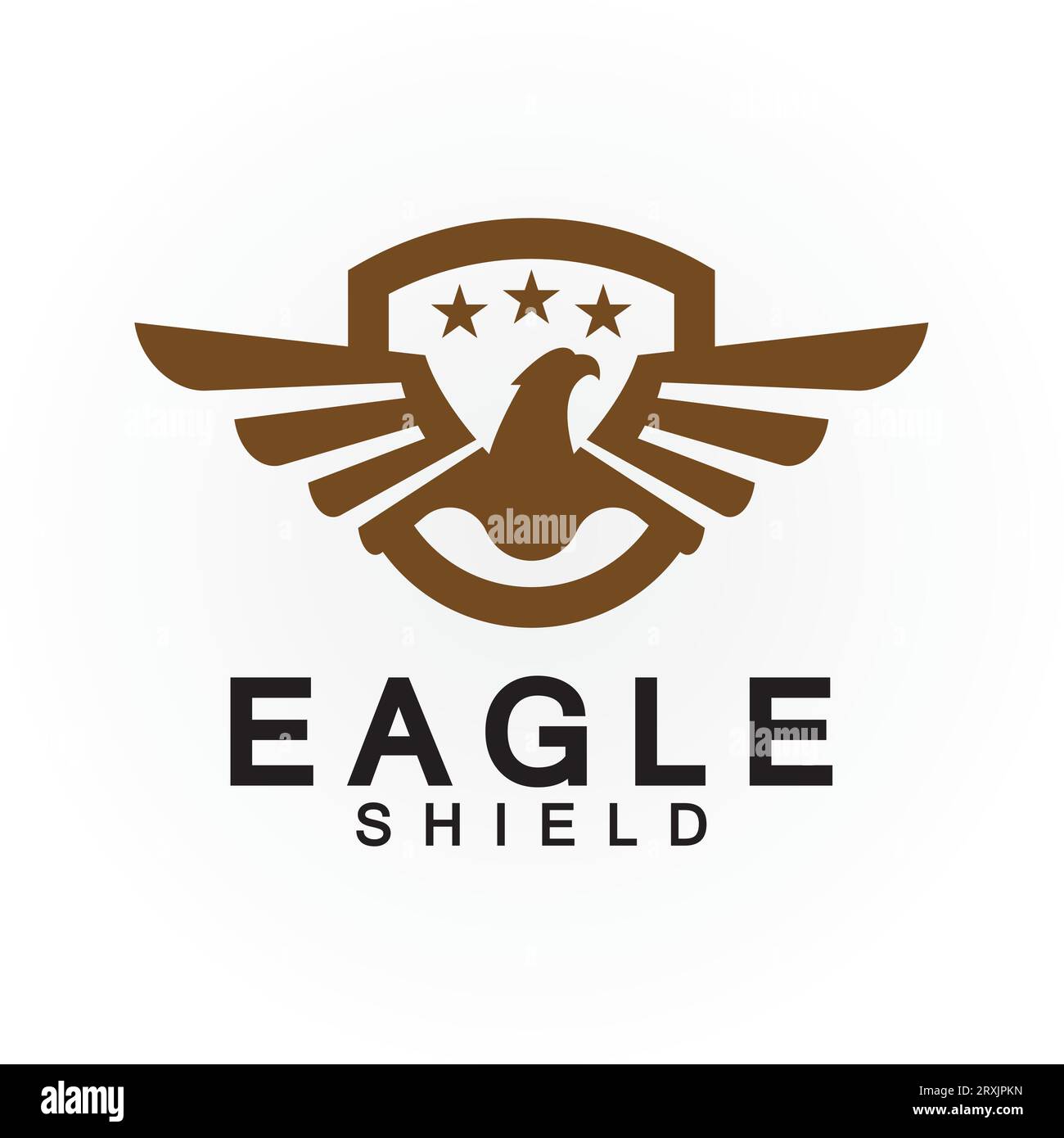 Eagle shield logo design, hawk head vector emblem logo element, bird ...