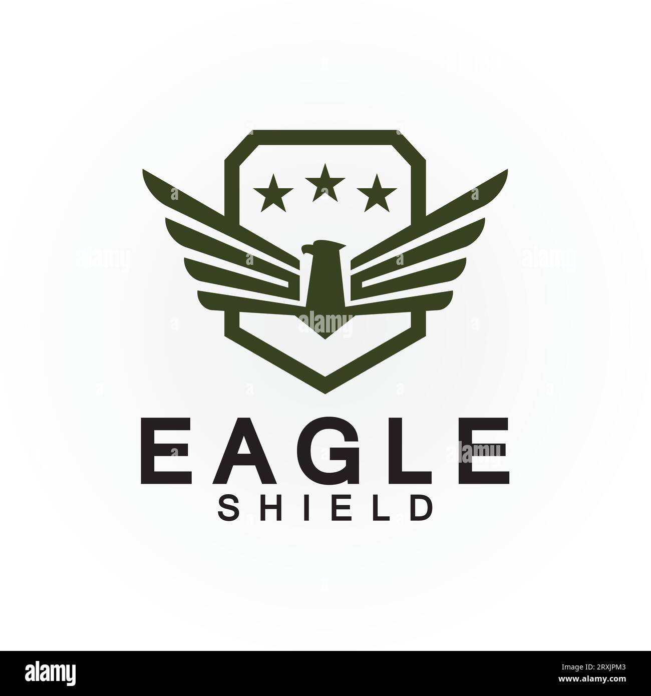 Bird Shield Logo Phoenix Bird Shield Logo Royalty Free Vector Image