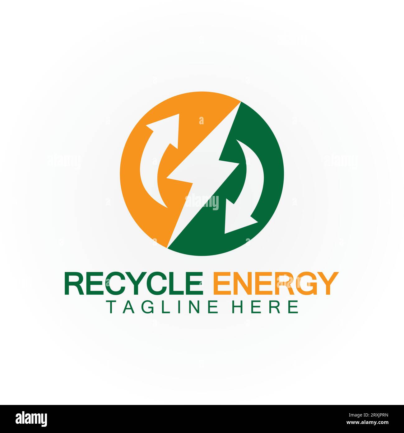 Recycle Energy Recycle Power Logo vector illustration icon design Stock ...