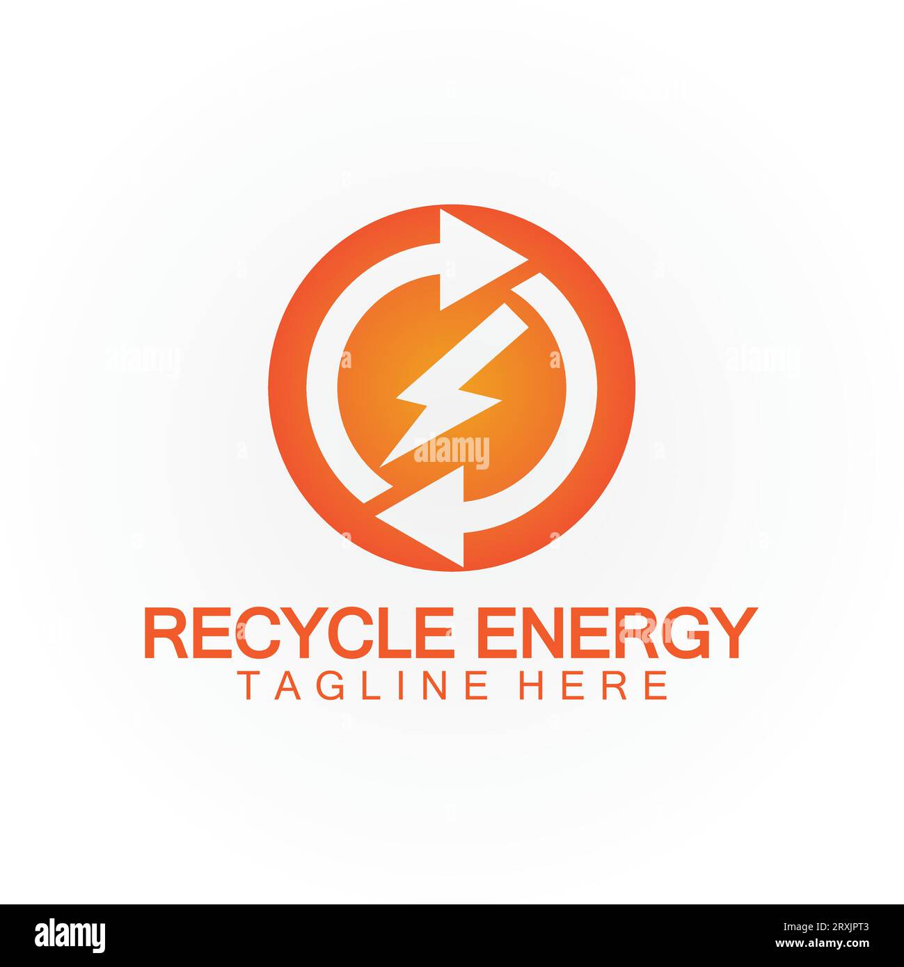 Recycle Energy Recycle Power Logo vector illustration icon design Stock ...