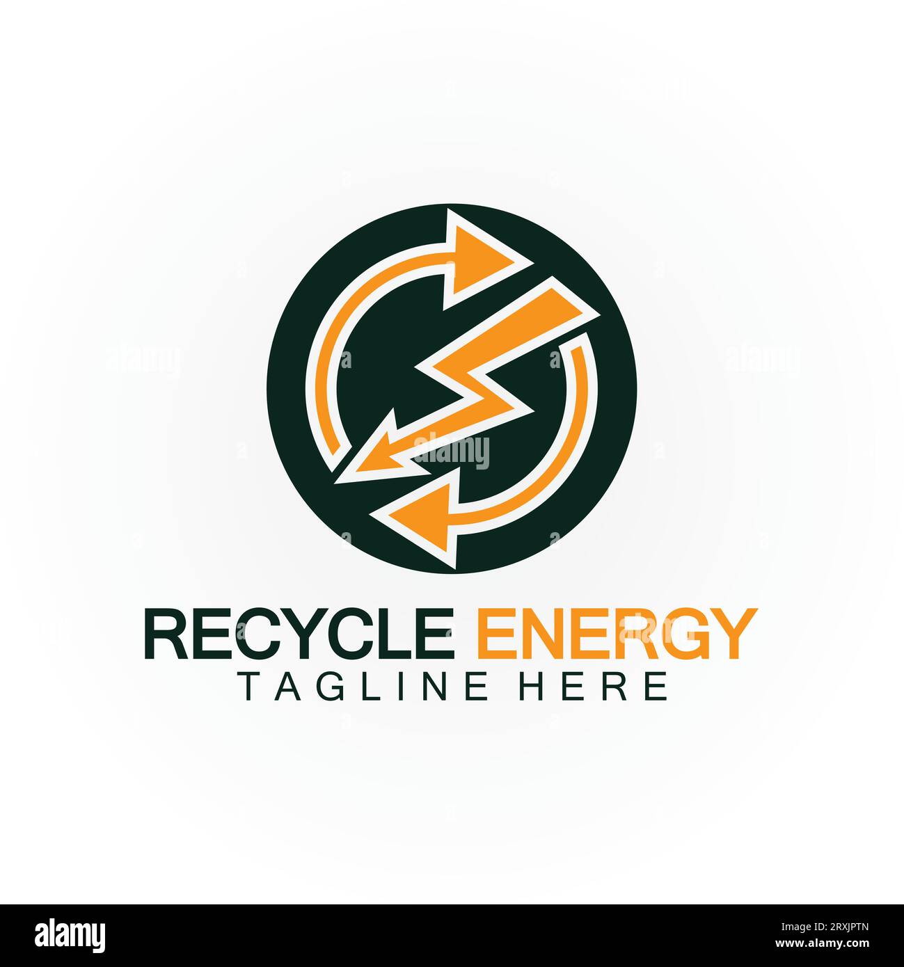 Recycle Energy Recycle Power Logo vector illustration icon design Stock ...