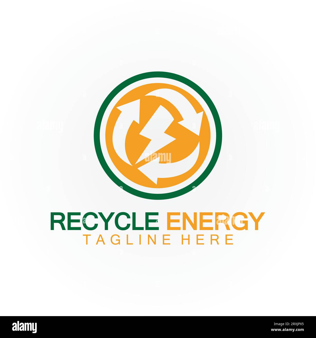 Recycle Energy Recycle Power Logo vector illustration icon design Stock ...