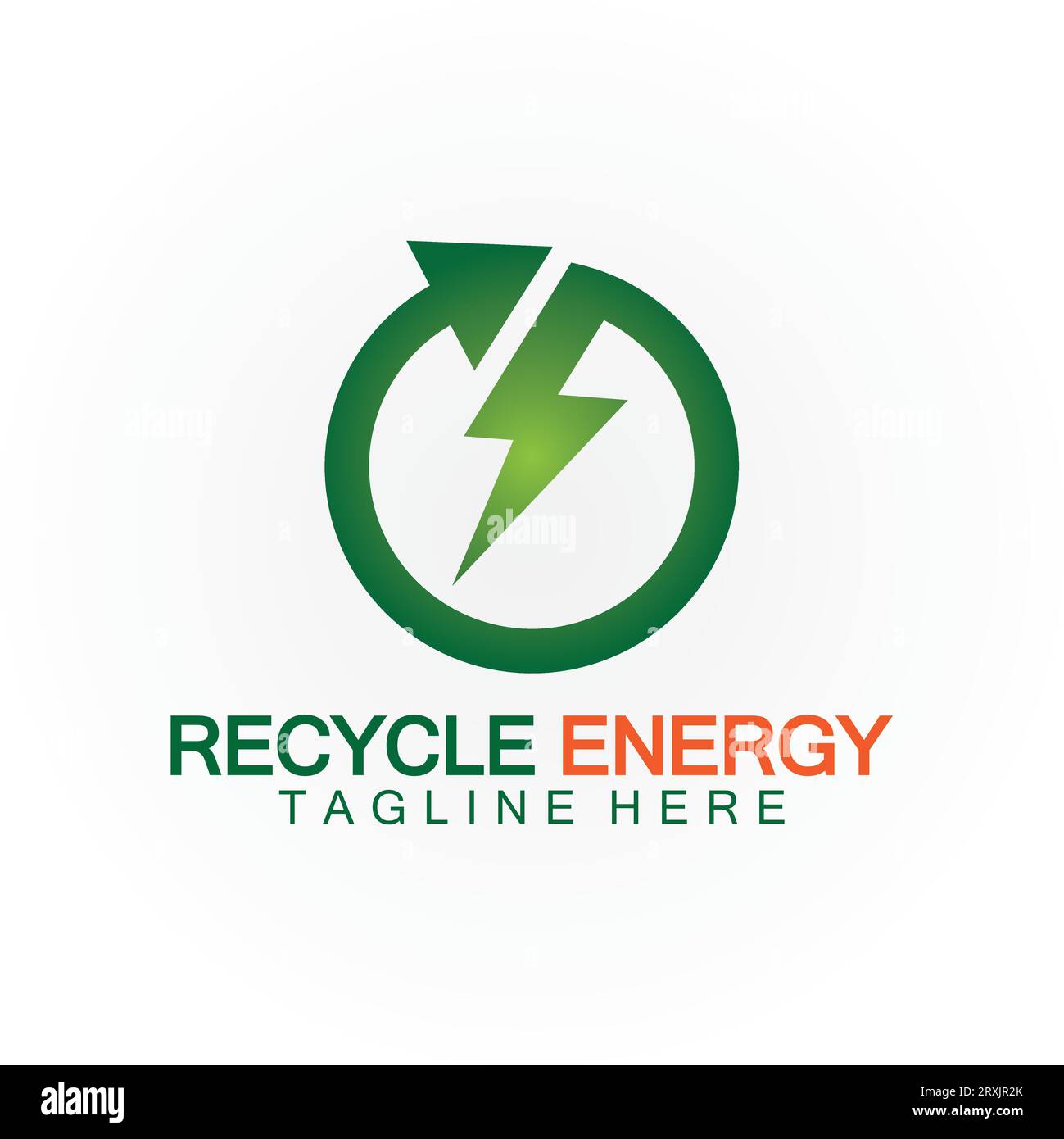 Recycle Energy Recycle Power Logo vector illustration icon design Stock ...