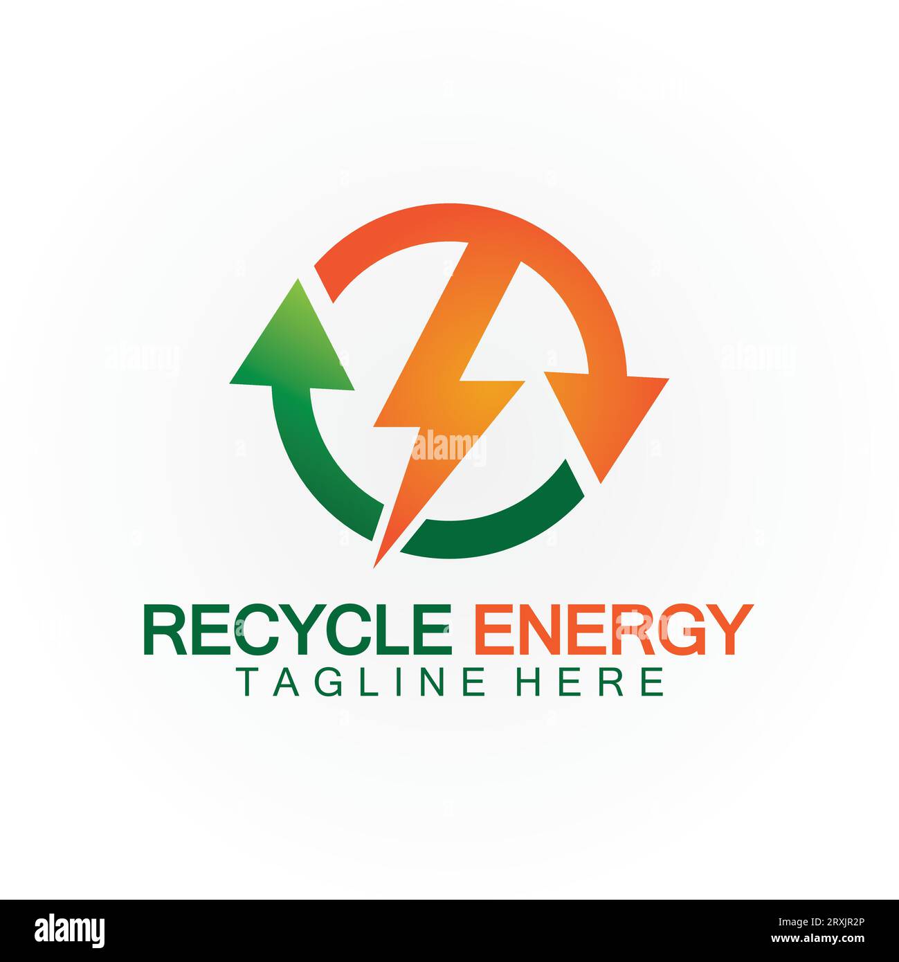 Recycle Energy Recycle Power Logo vector illustration icon design Stock ...