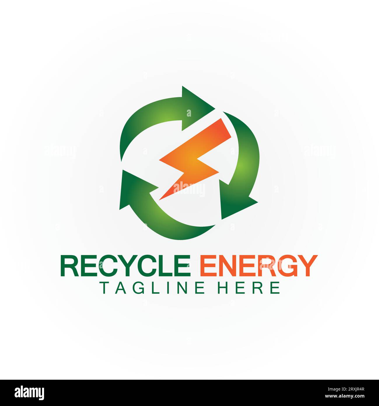 Recycle Energy Recycle Power Logo vector illustration icon design Stock ...