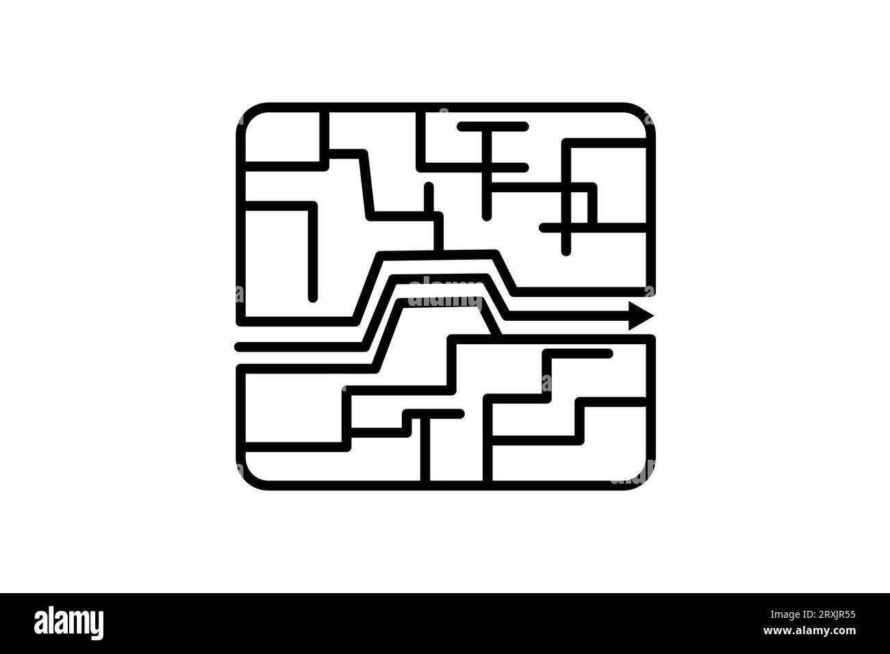 Maze Icon Icon Related To Problem Solving Icon Suitable For Web Site Design App User