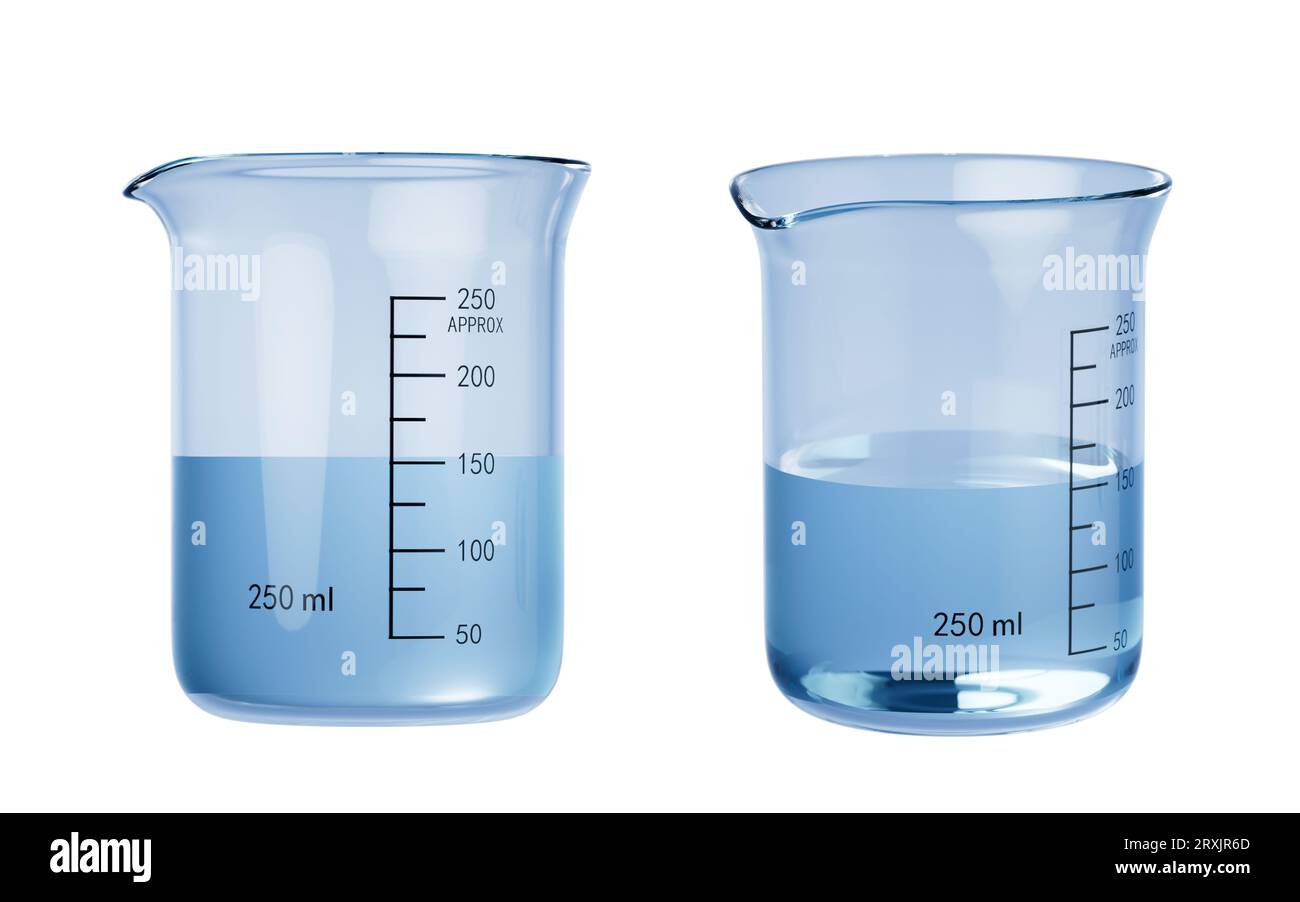 Laboratory beaker drawing Cut Out Stock Images & Pictures - Alamy