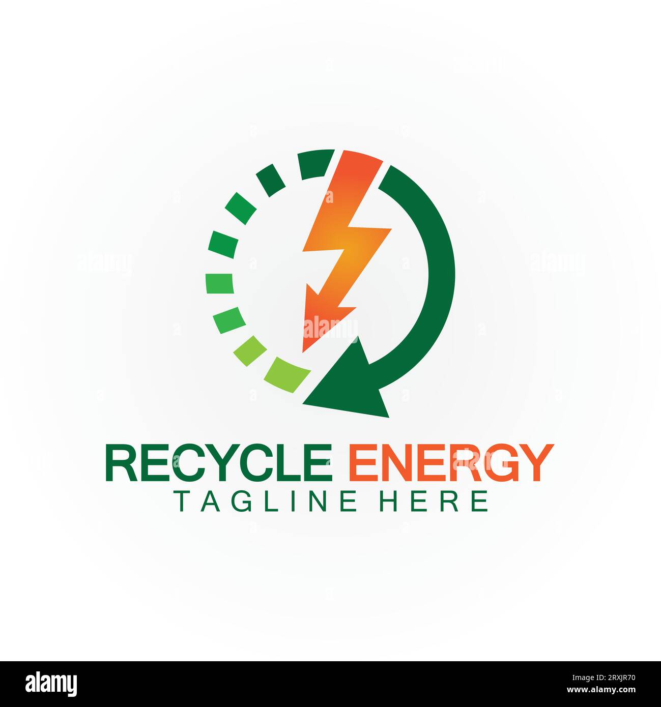 Leaf recycle logo vector Stock Vector Images - Alamy
