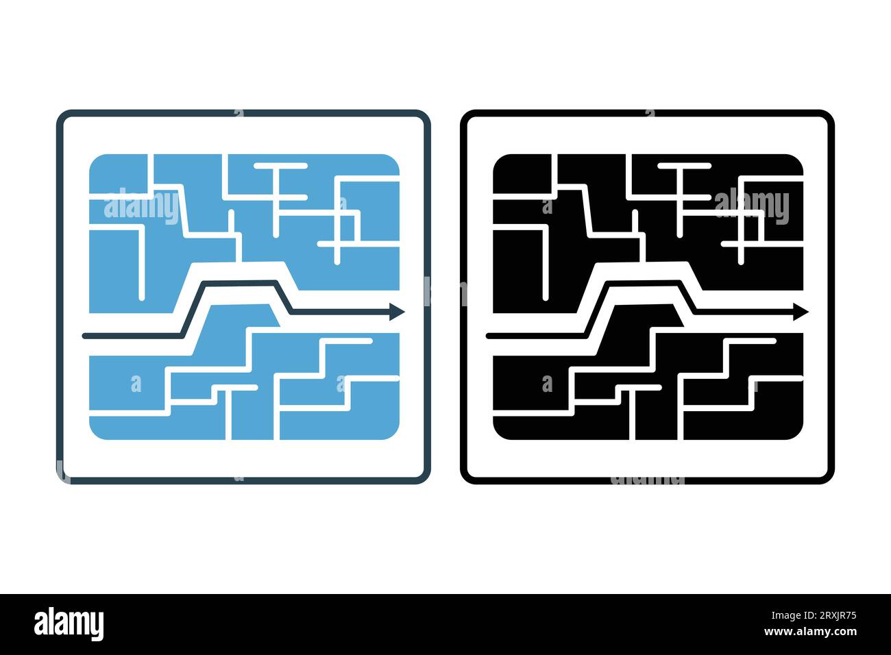 Maze Icon Icon Related To Problem Solving Icon Suitable For Web Site Design App User