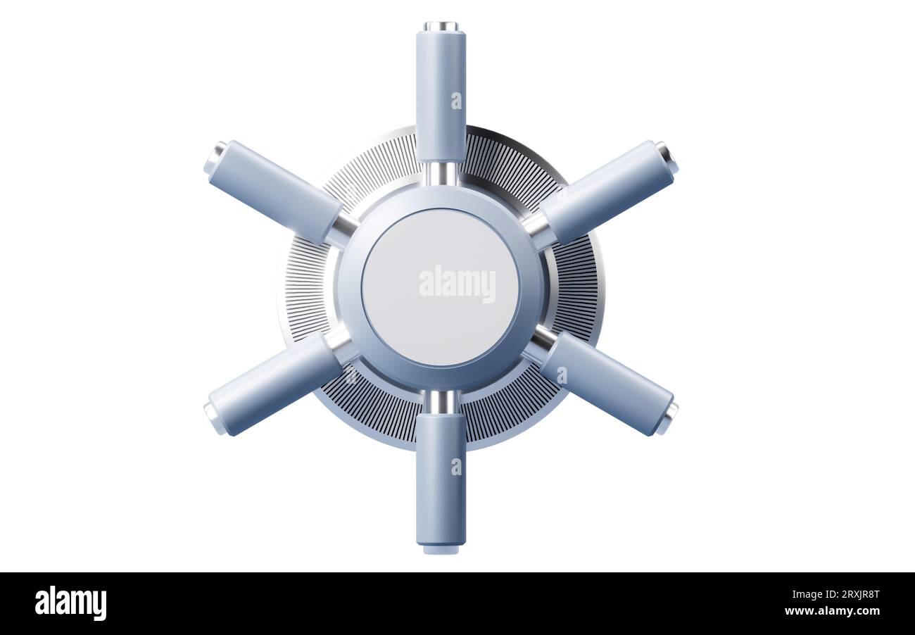 Metal safety encryption lock, 3d rendering. Digital drawing Stock Photo ...