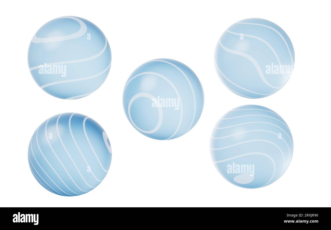Transparent glass sphere background, 3d rendering. Digital drawing ...