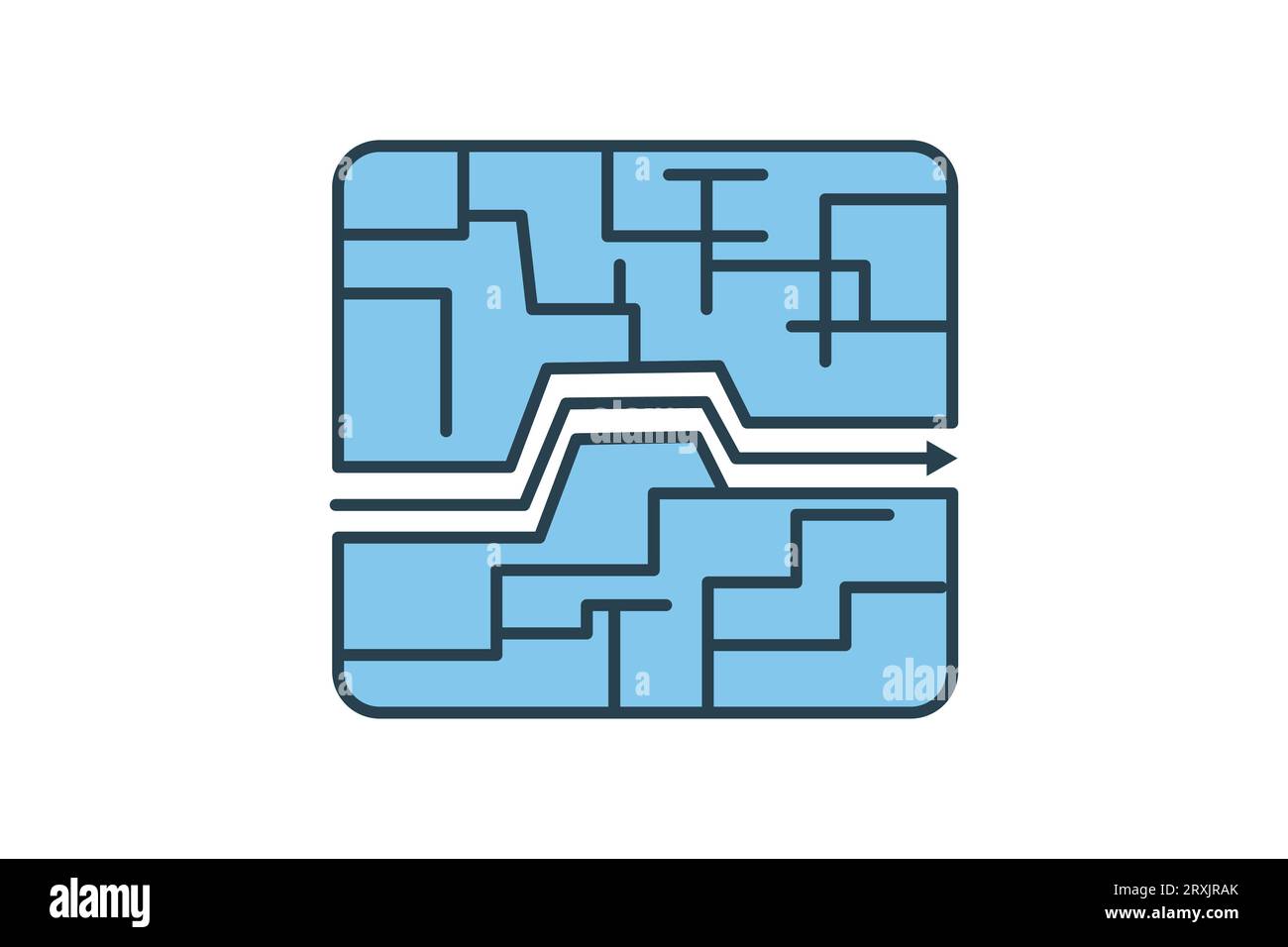 Maze Icon Icon Related To Problem Solving Icon Suitable For Web Site Design App User