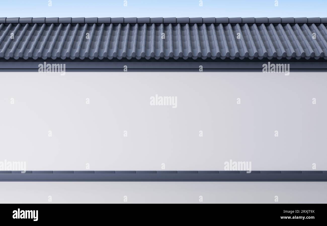 Chinese ancient wall background, 3d rendering. Digital drawing Stock ...