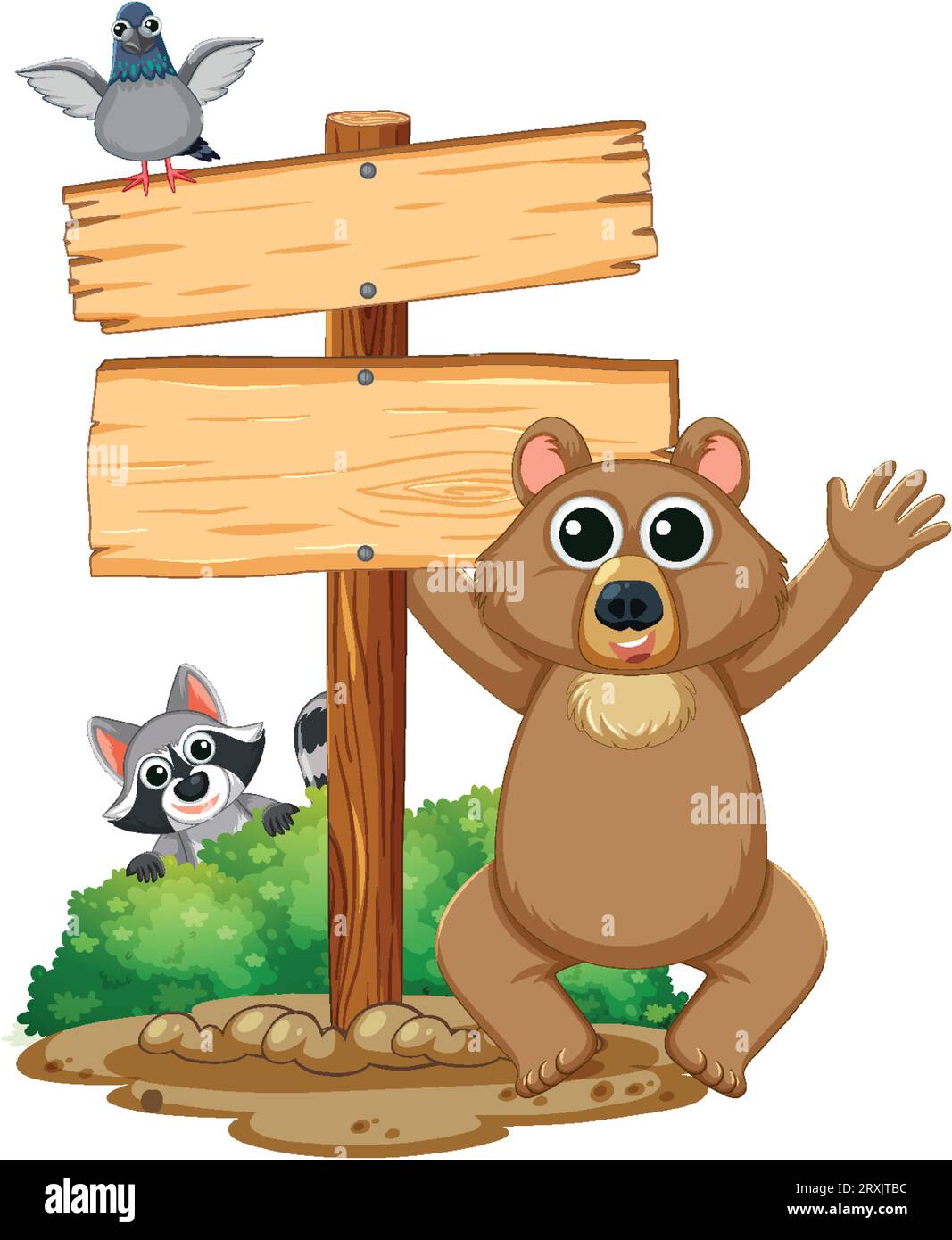 Delightful animals Stock Vector Images - Alamy