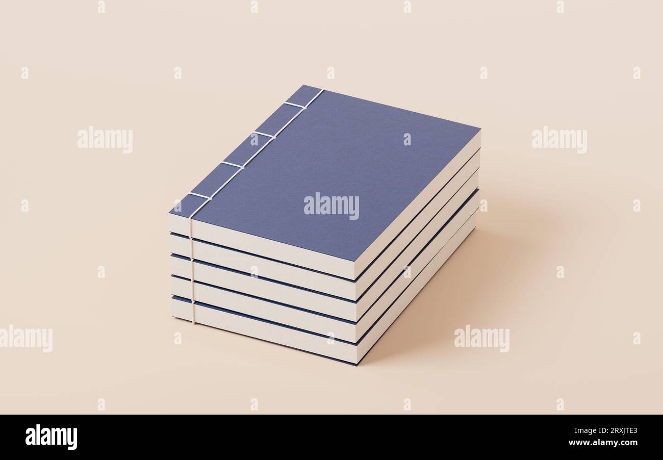 Ancient Chinese book, traditional culture, 3d rendering. Digital ...