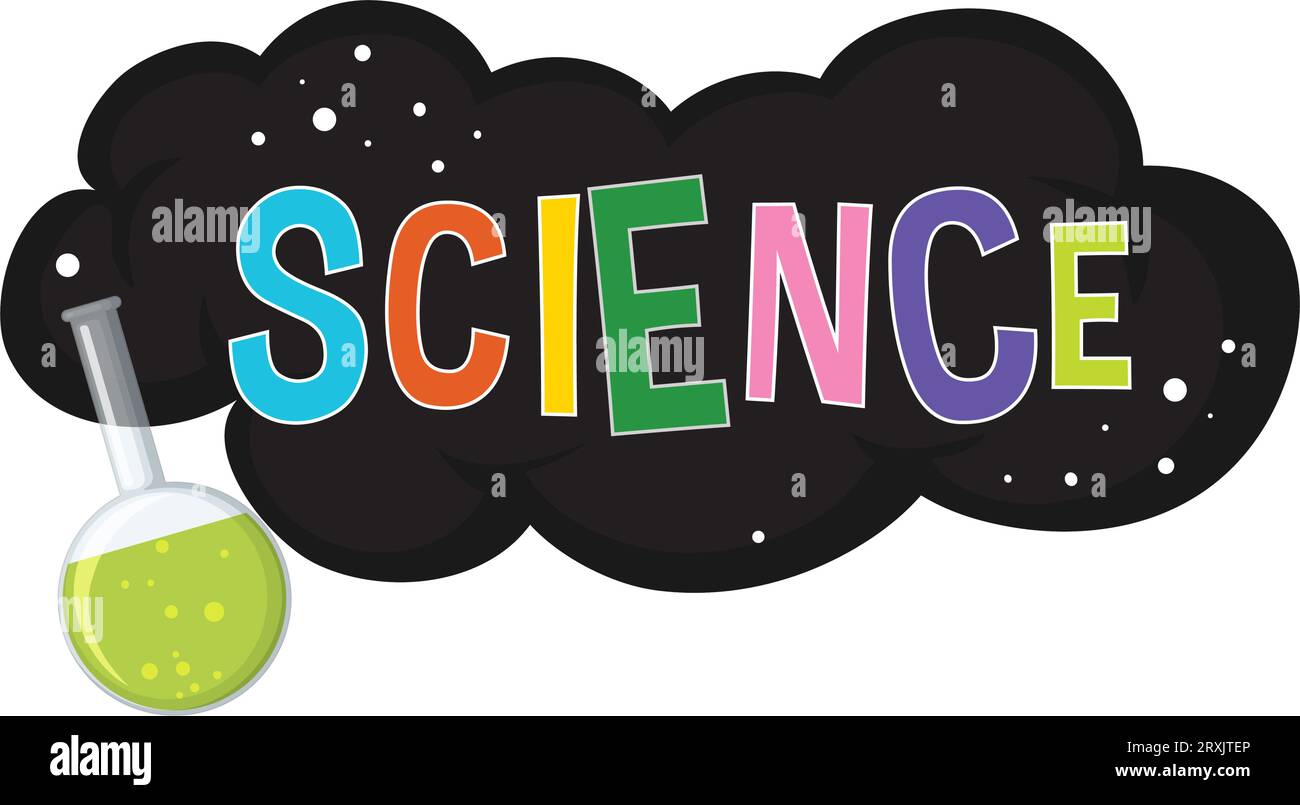 Vector cartoon illustration of science lab tools and equipment Stock ...