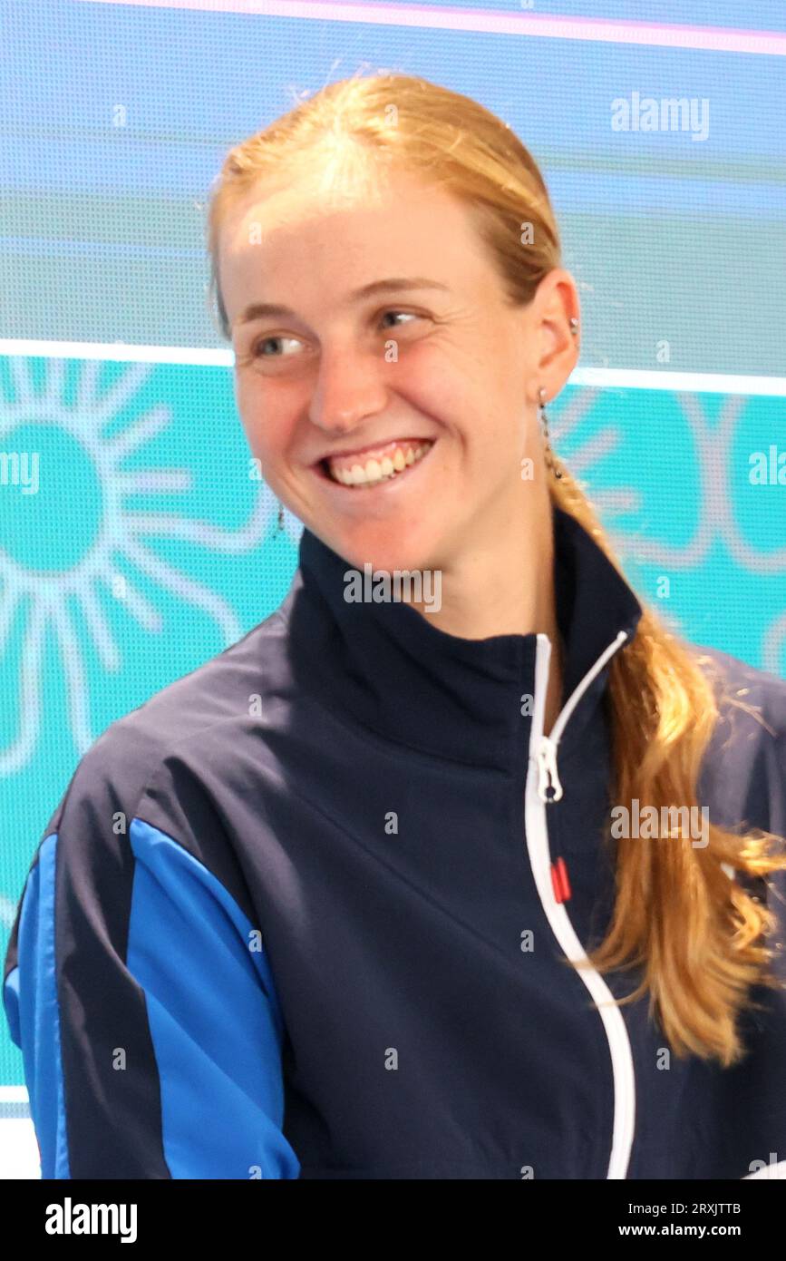 Tokyo, Japan. 26th Sep, 2023. Defending champion Liudmila samsonova ...