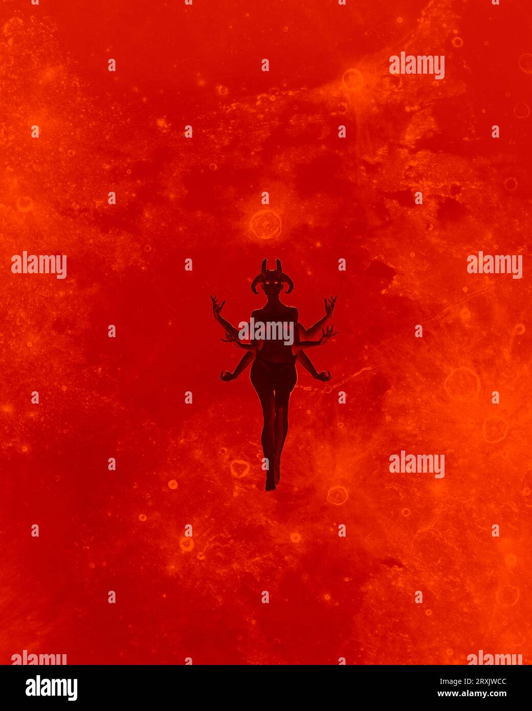 Demon orange hi-res stock photography and images - Alamy