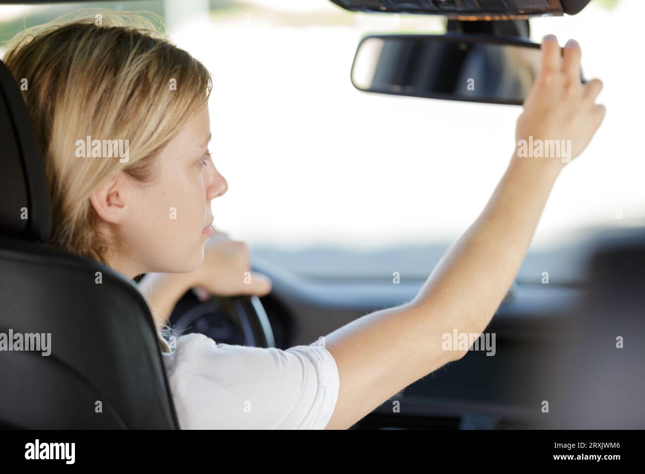 Rear mirror eyes hi-res stock photography and images - Alamy