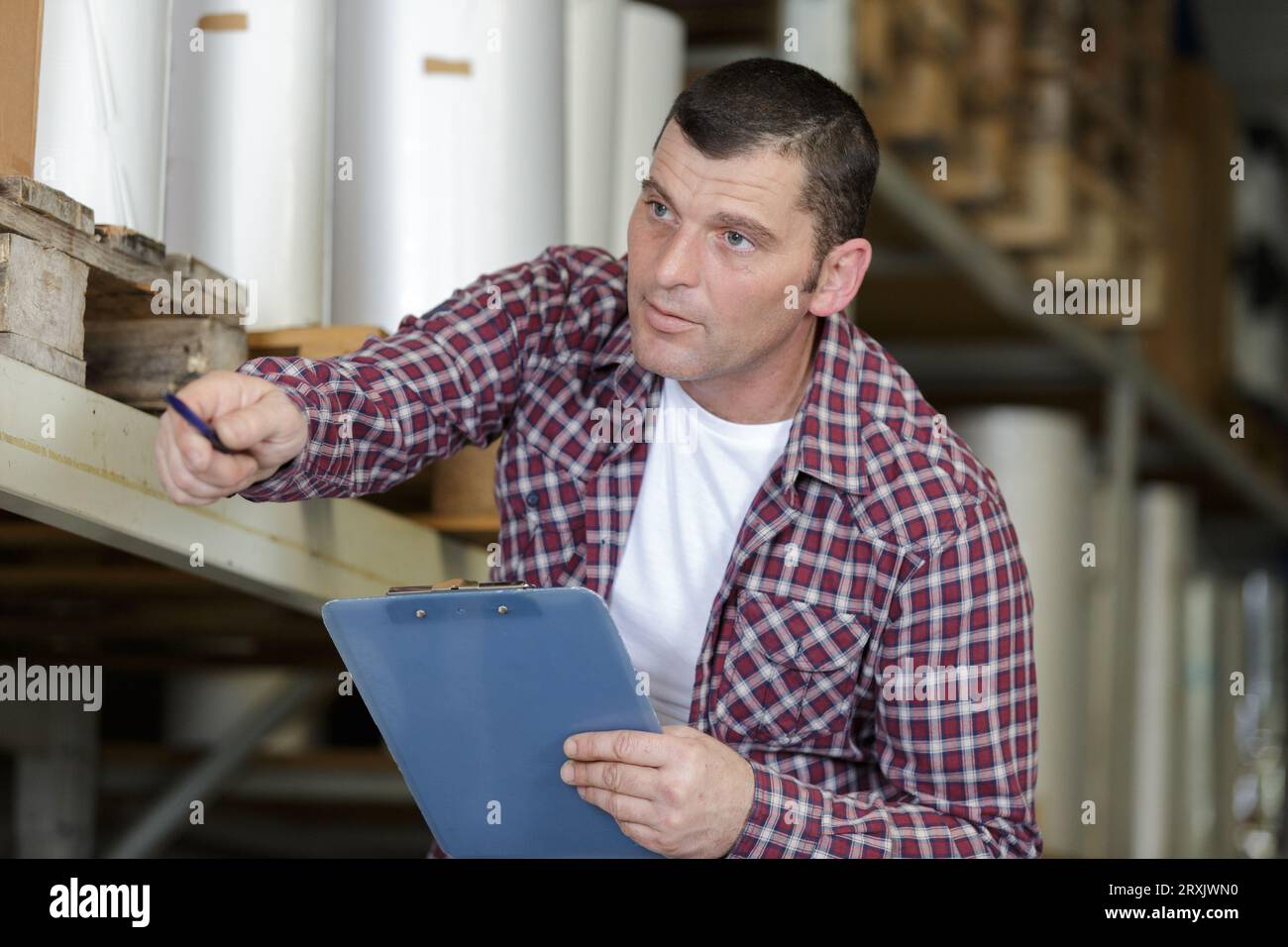 inspector comes to a factory for an inspection Stock Photo - Alamy