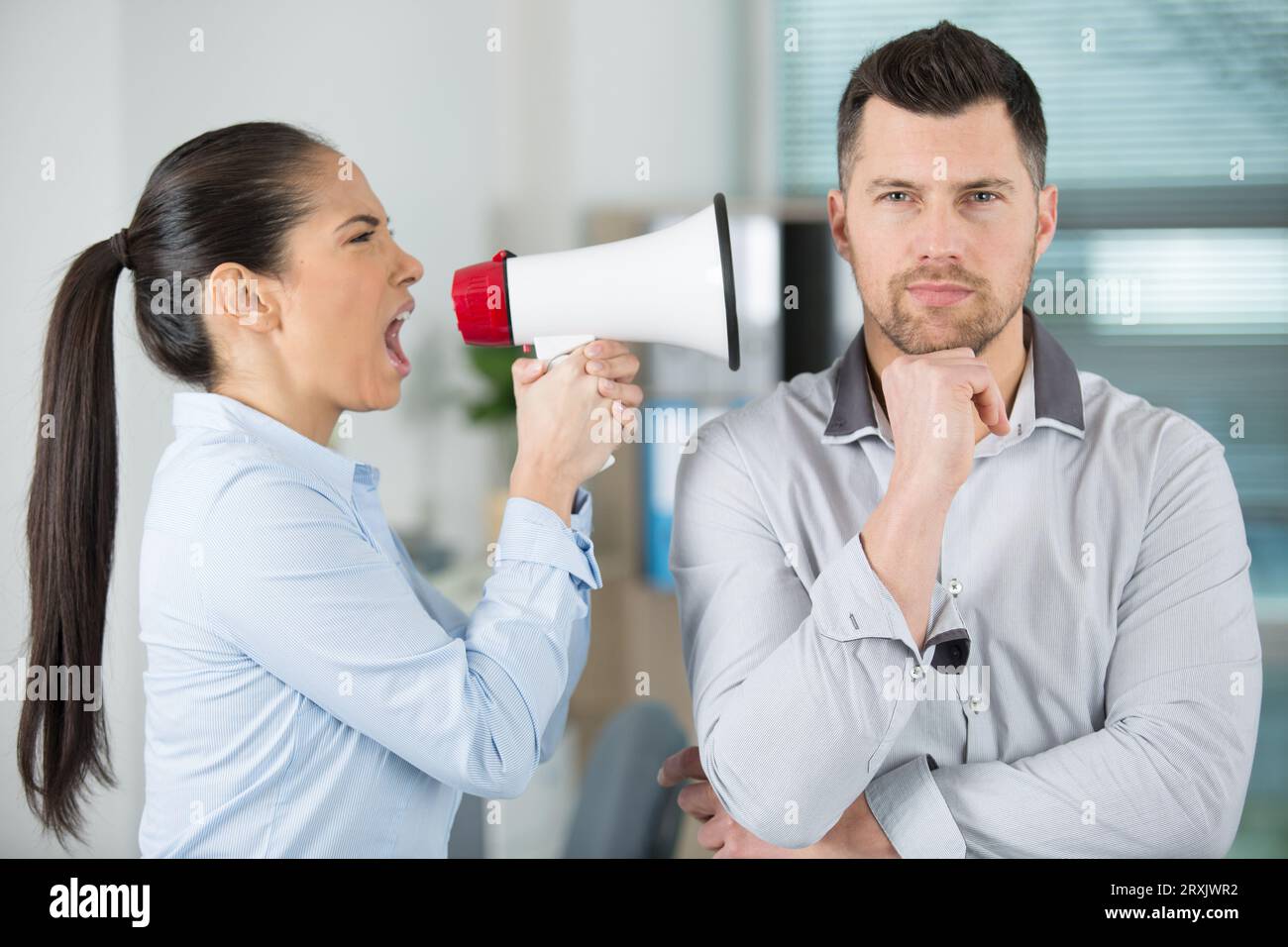 Oblivious ignore hi-res stock photography and images - Alamy