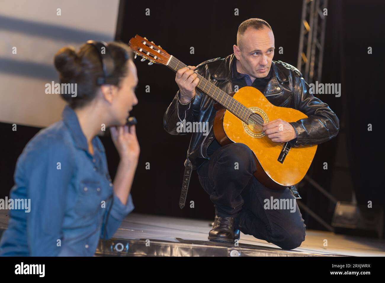 Rehearsal testing hi-res stock photography and images - Alamy