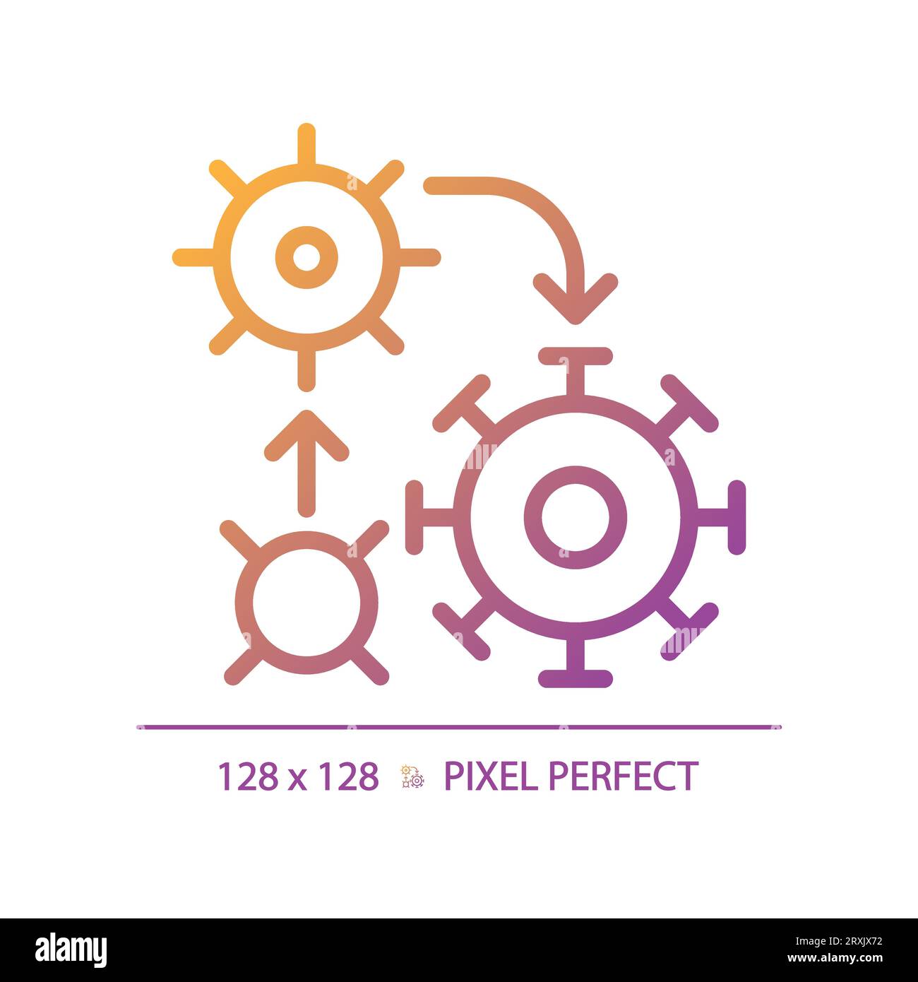 Bacteria growth Stock Vector Images - Alamy