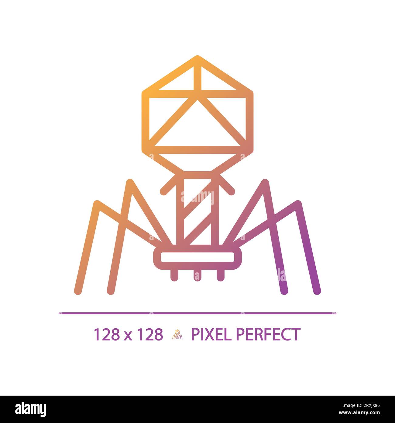 Bacterium host cell Stock Vector Images - Alamy