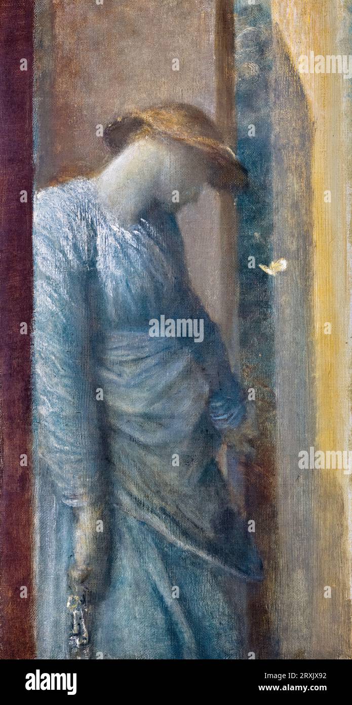 George Frederic Watts, The Open Door, painting in oil on canvas, 1892 ...