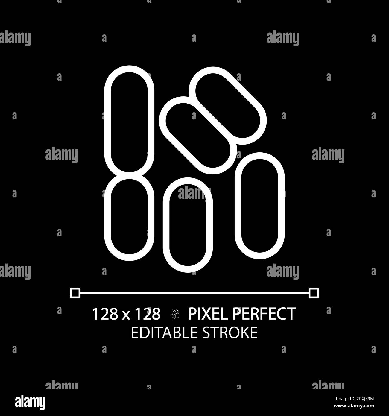 2D customizable thin line white bacilli icon Stock Vector Image & Art ... 2D customizable thin line white bacilli icon Stock Vector Image & Art ...