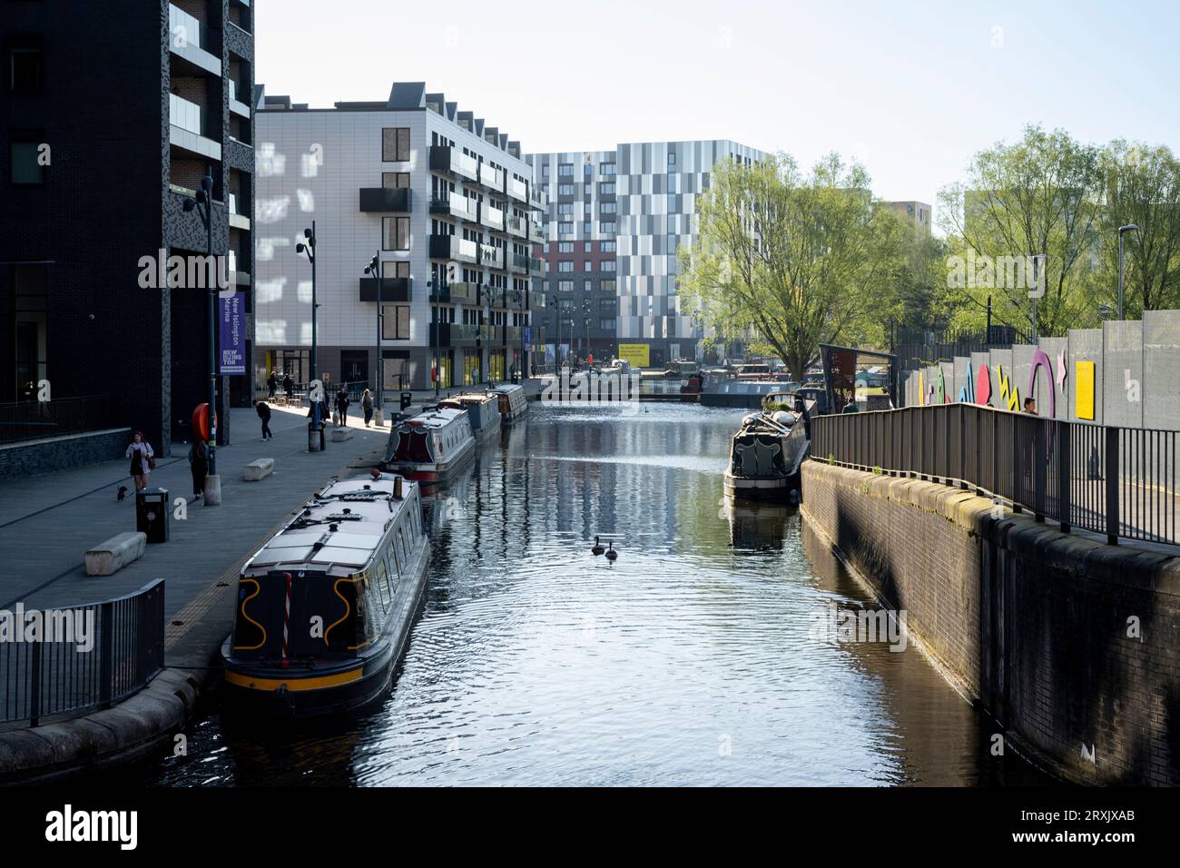New Islington Marina, Manchester Stock Photo - Alamy