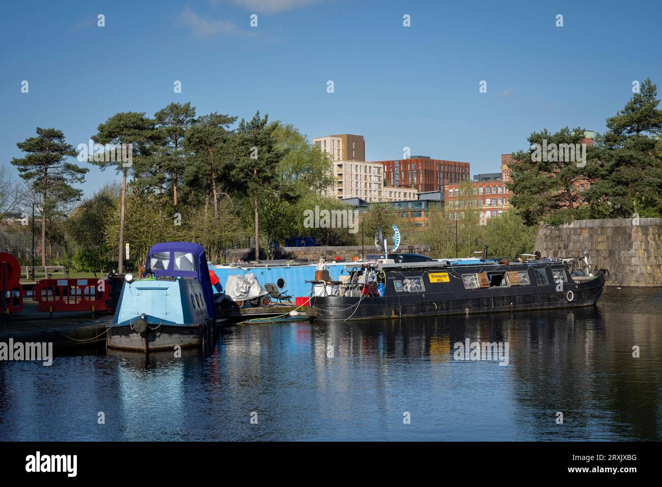 New Islington Marina, Manchester Stock Photo - Alamy