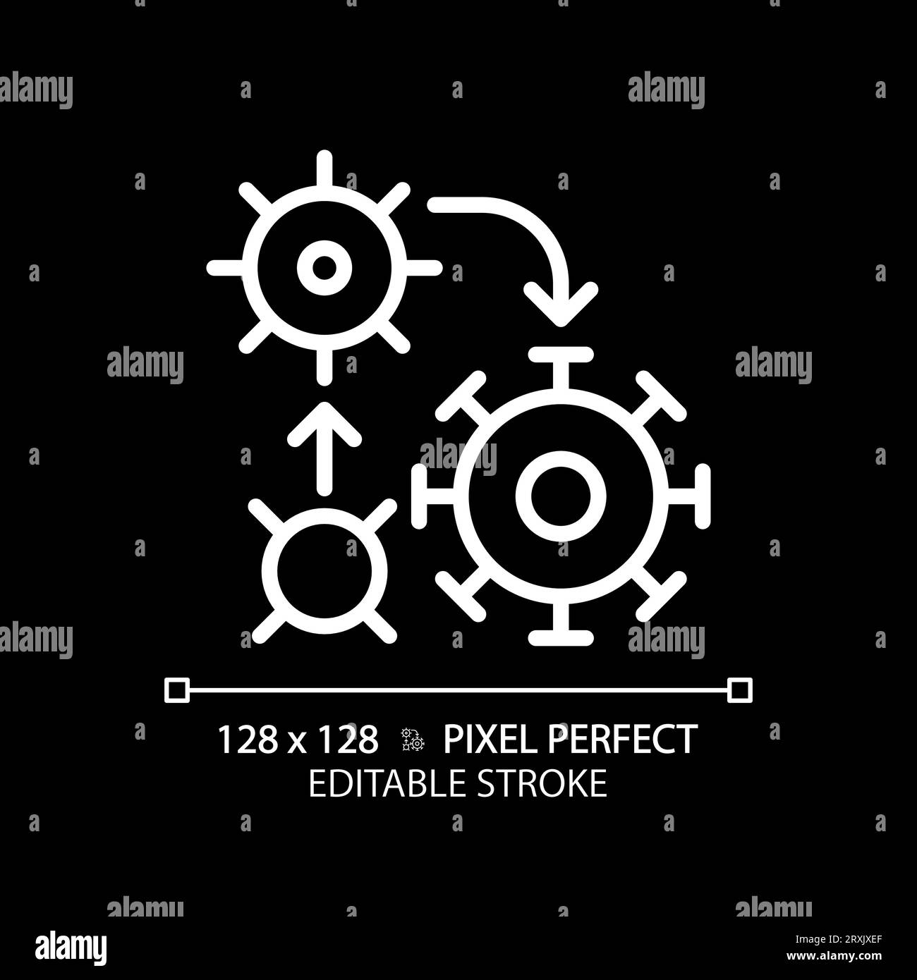 Bacteria growth Stock Vector Images - Alamy