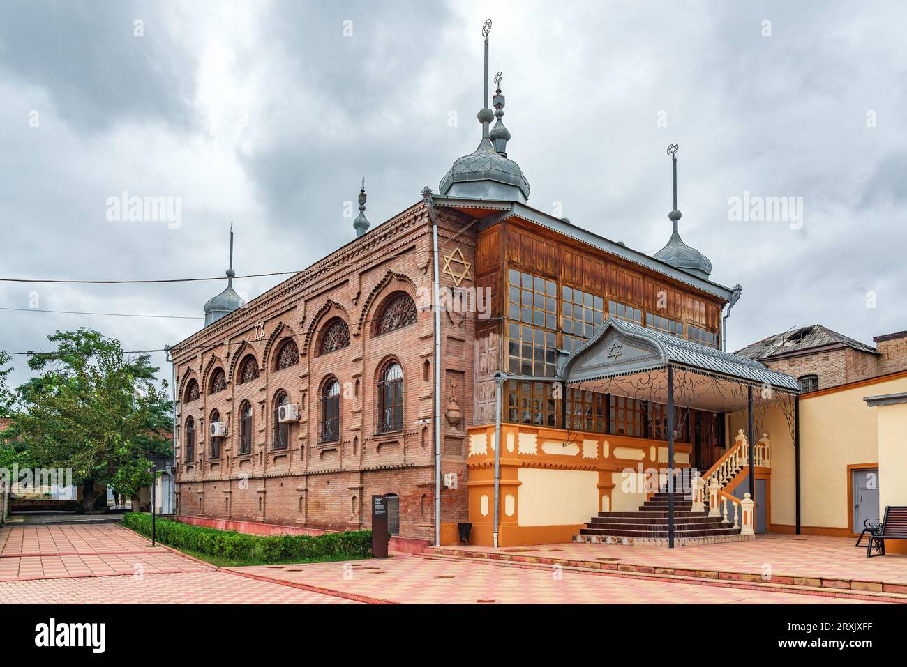 Six Dome Synagogue built in 1888. Guba city, Azerbaijan Stock Photo - Alamy